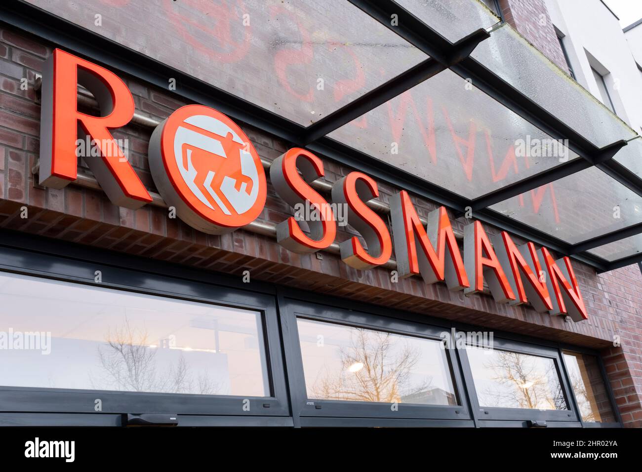 Sign And Logo Of Rossmann Stock Photo - Alamy