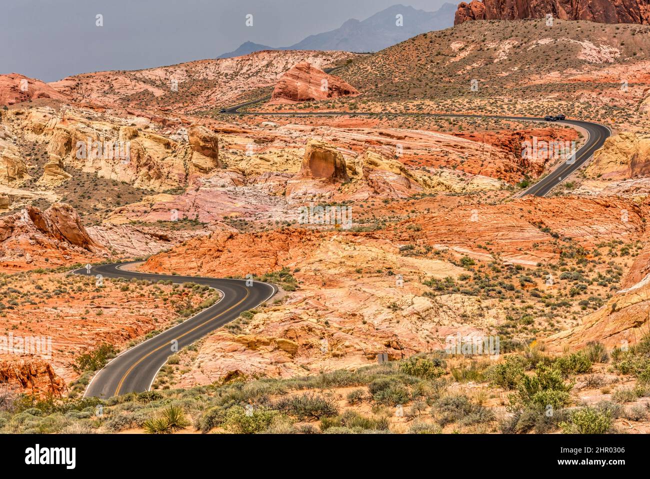 View from Valley of Fire state Park near Las Vegas, Nevada 4/14/2018 ...