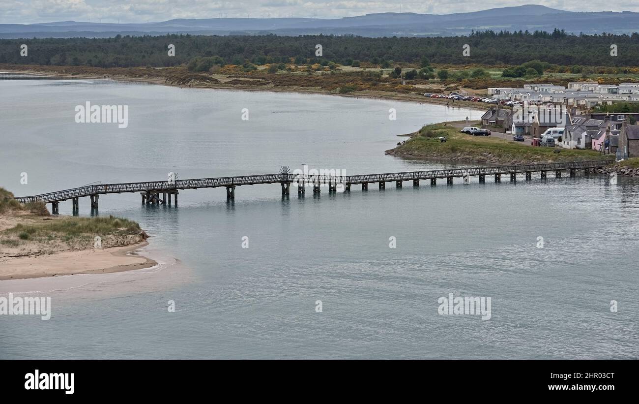Lossiemouth beach bridge hi-res stock photography and images - Alamy