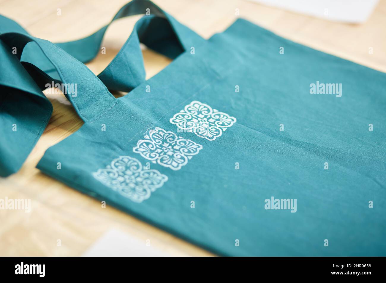 Step 6. Repeat printing in the right places Stock Photo - Alamy