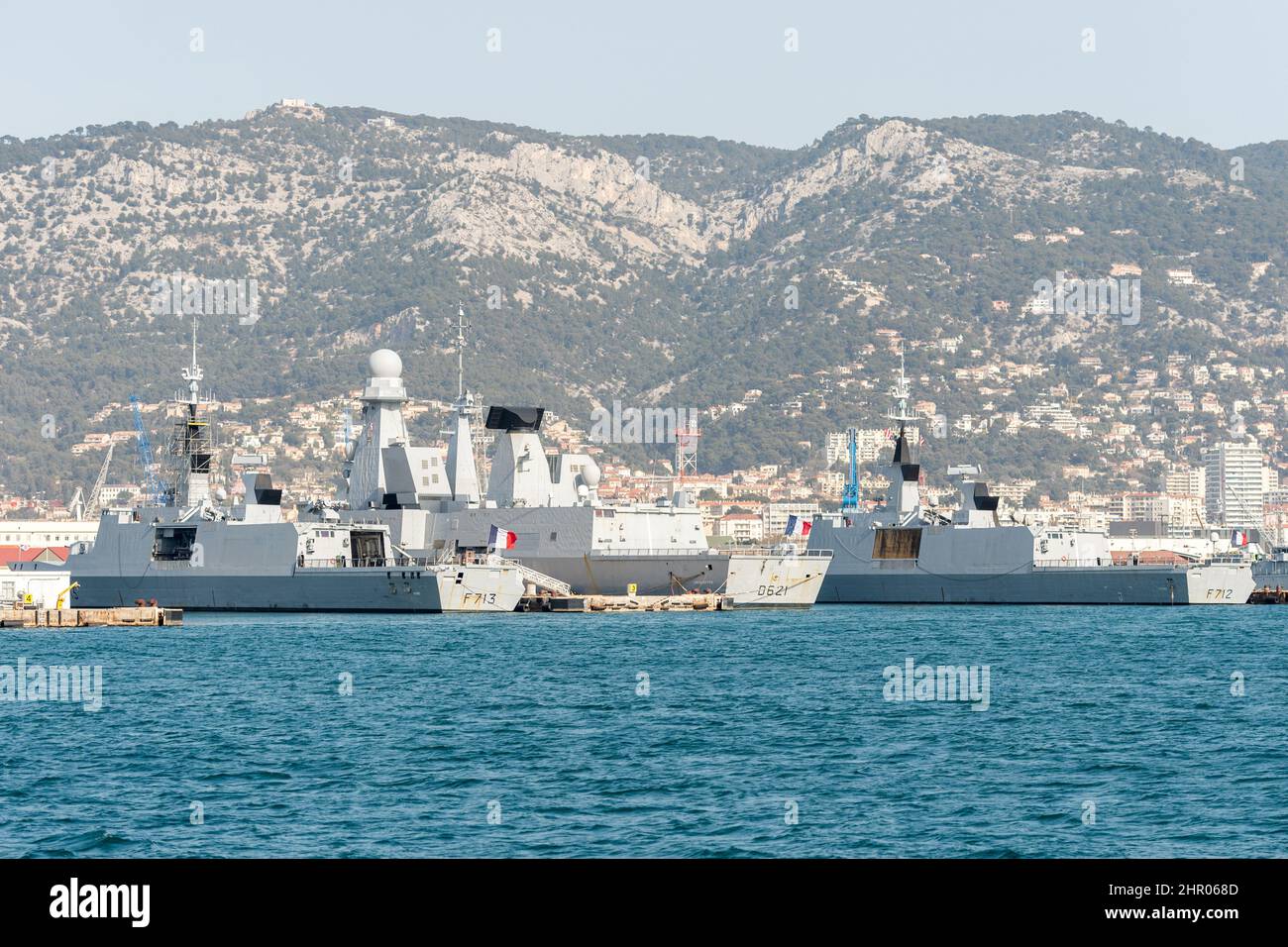 The Naval Base (Marine Nationale) of Toulon, France on February 24 ...