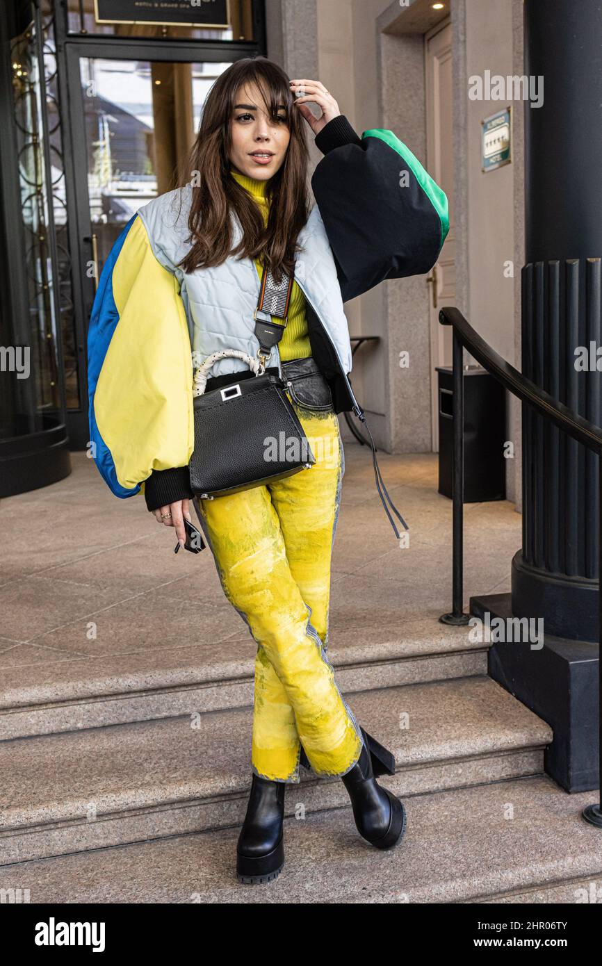 Danna Paola Fernandez Milan Fashion Week - Women F/W 22-23 Sighting ...