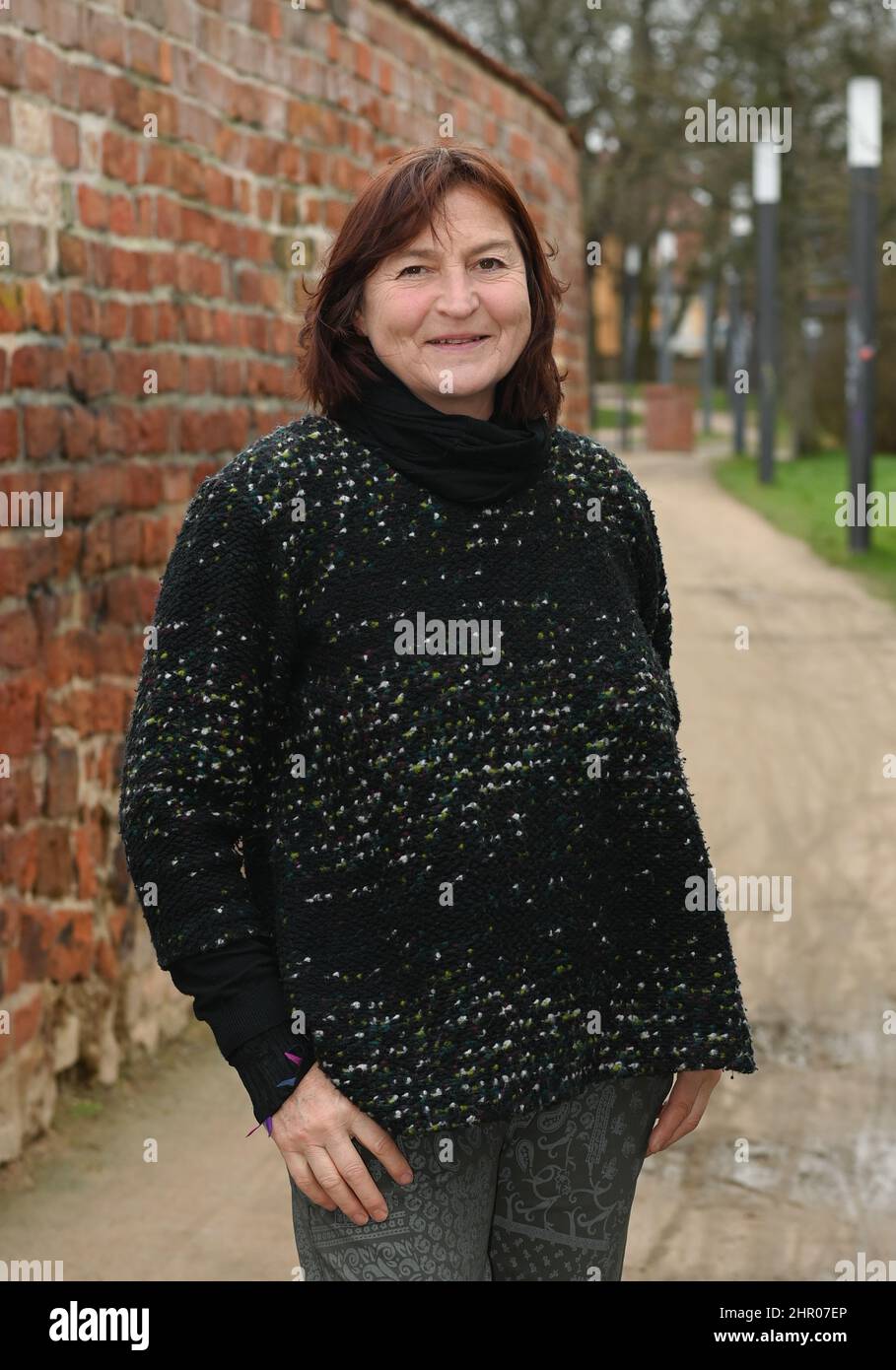 21 February 2022, Brandenburg, Brandenburg/Havel: Canoeist Birgit ...
