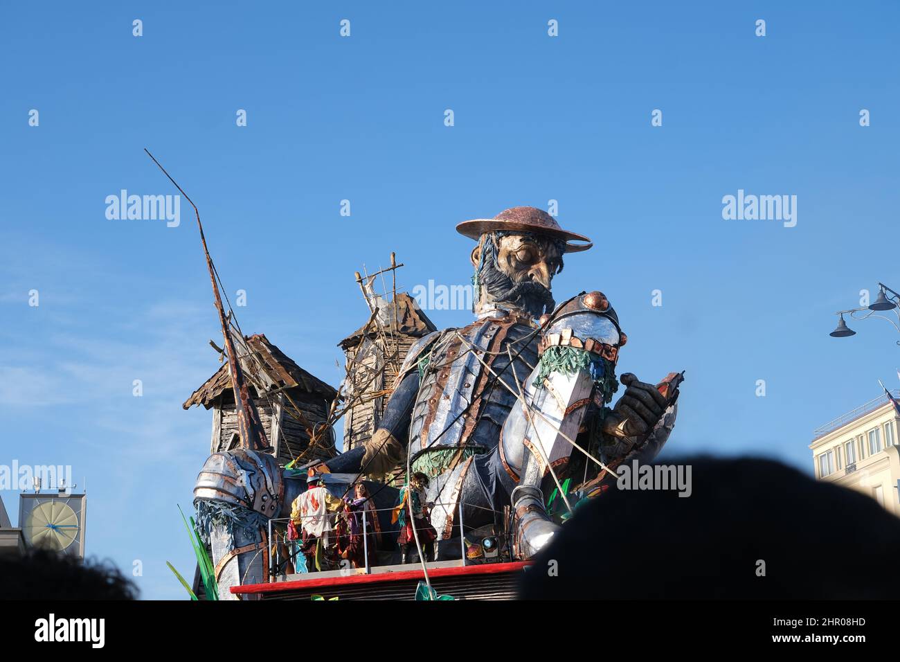 Photos of the parade floats for the carnival of viareggio, in the north ...
