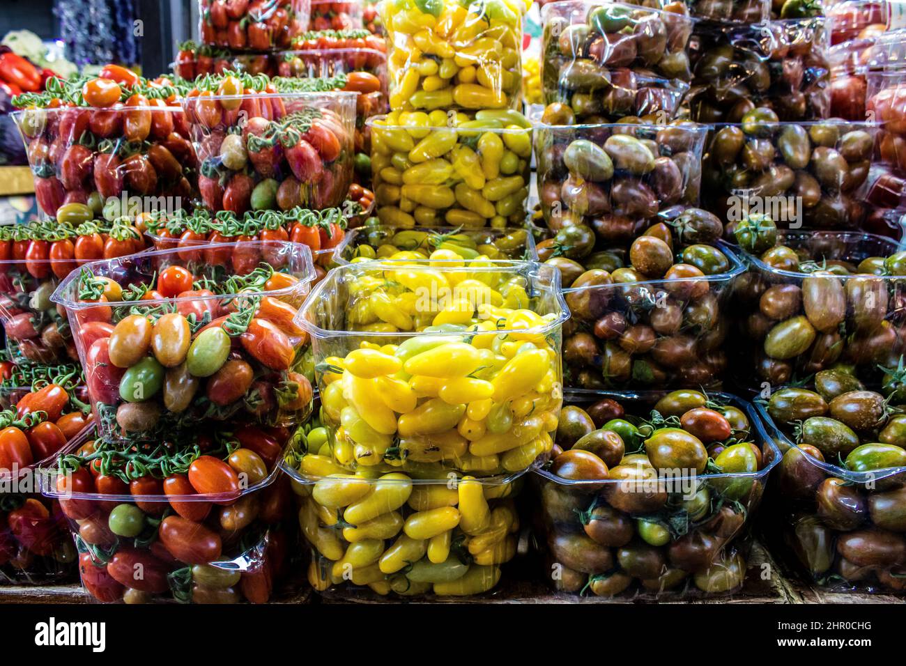 Tel Aviv, Israel - February 21, 2022 Assortment of fresh vegetables and ...
