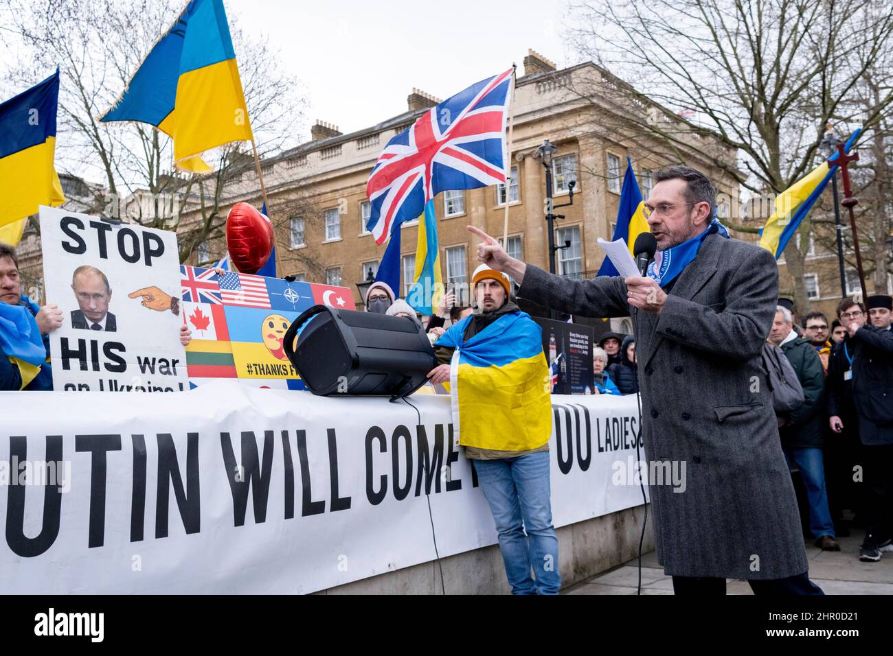 Following Russia’s invasion of Ukraine overnight, British journalist ...