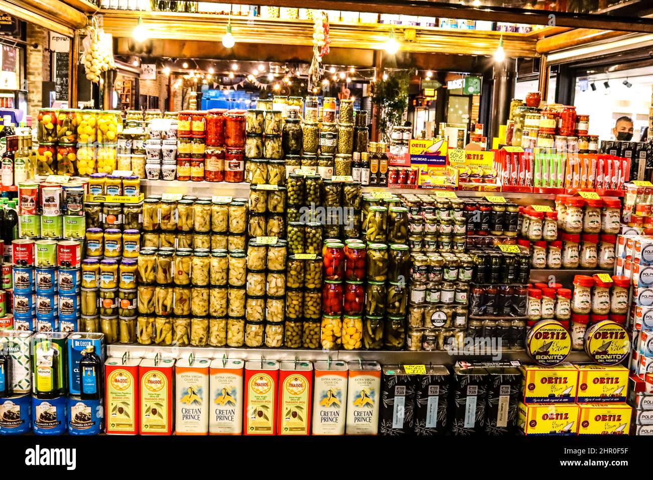 Tel Aviv, Israel - February 23, 2022 Sarona Market is the largest ...