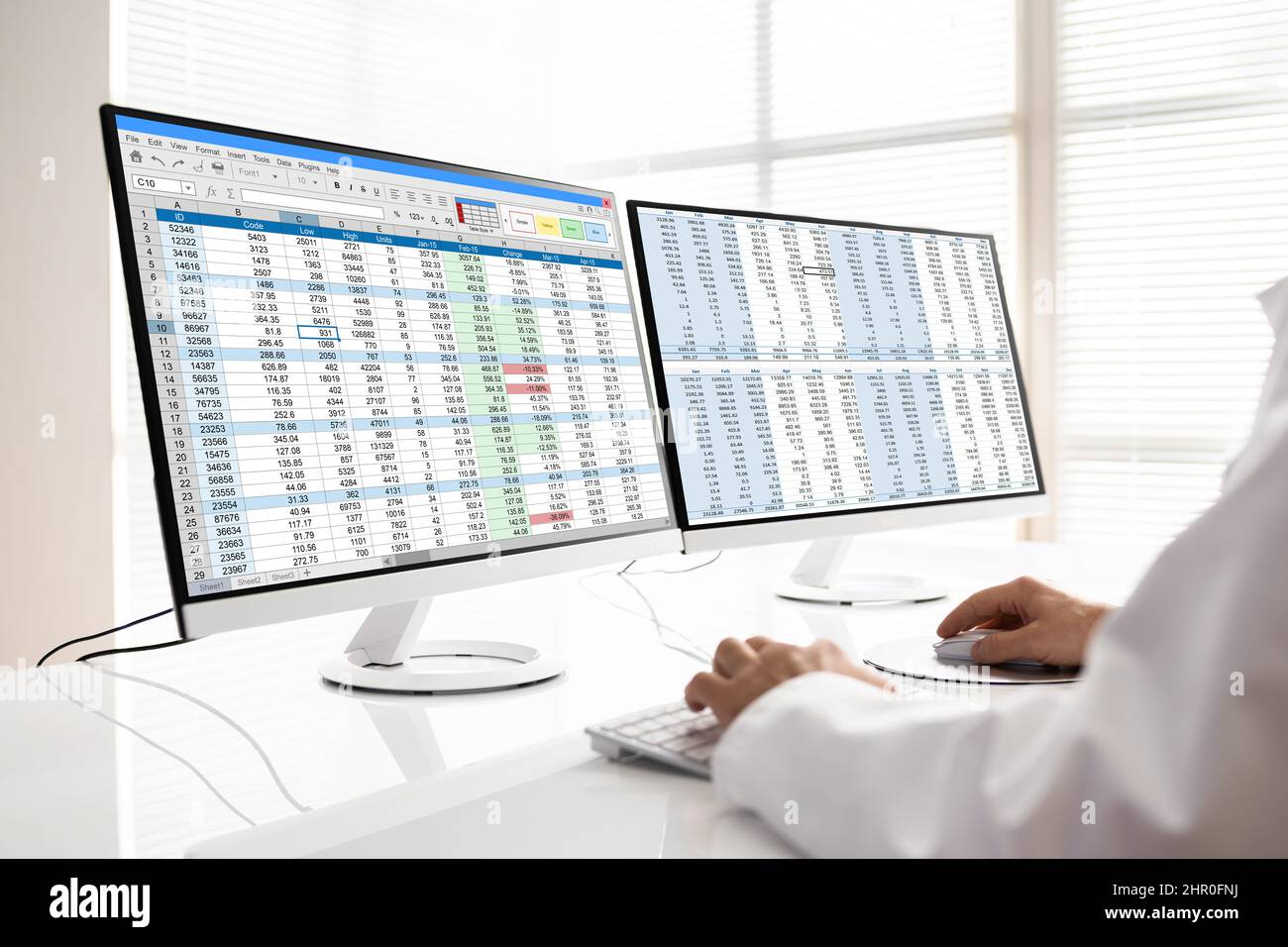 Medical Coding Bill And Billing Codes Spreadsheets Stock Photo - Alamy