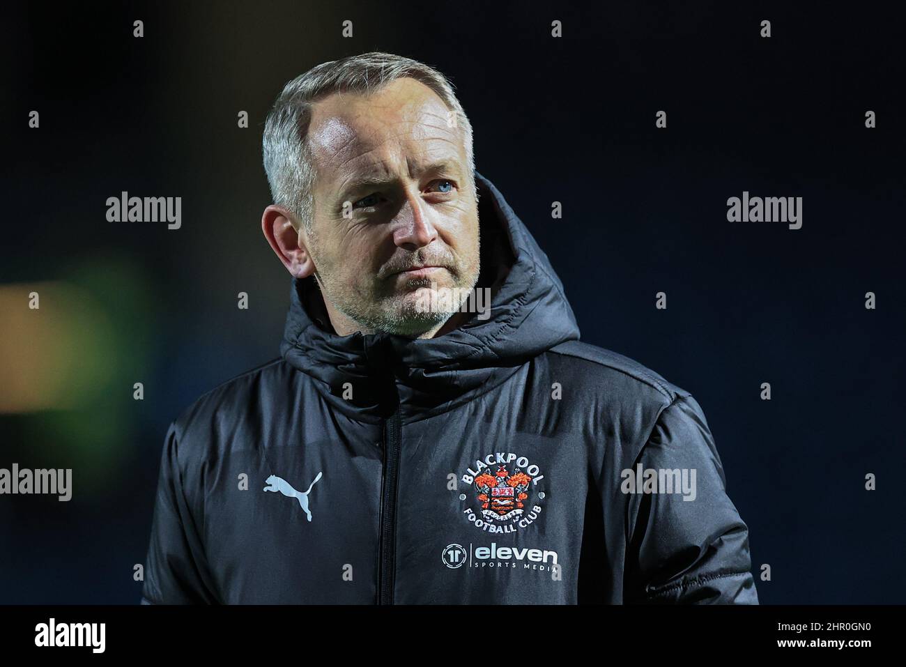 Neil Critchley head coach of Blackpool Stock Photo - Alamy