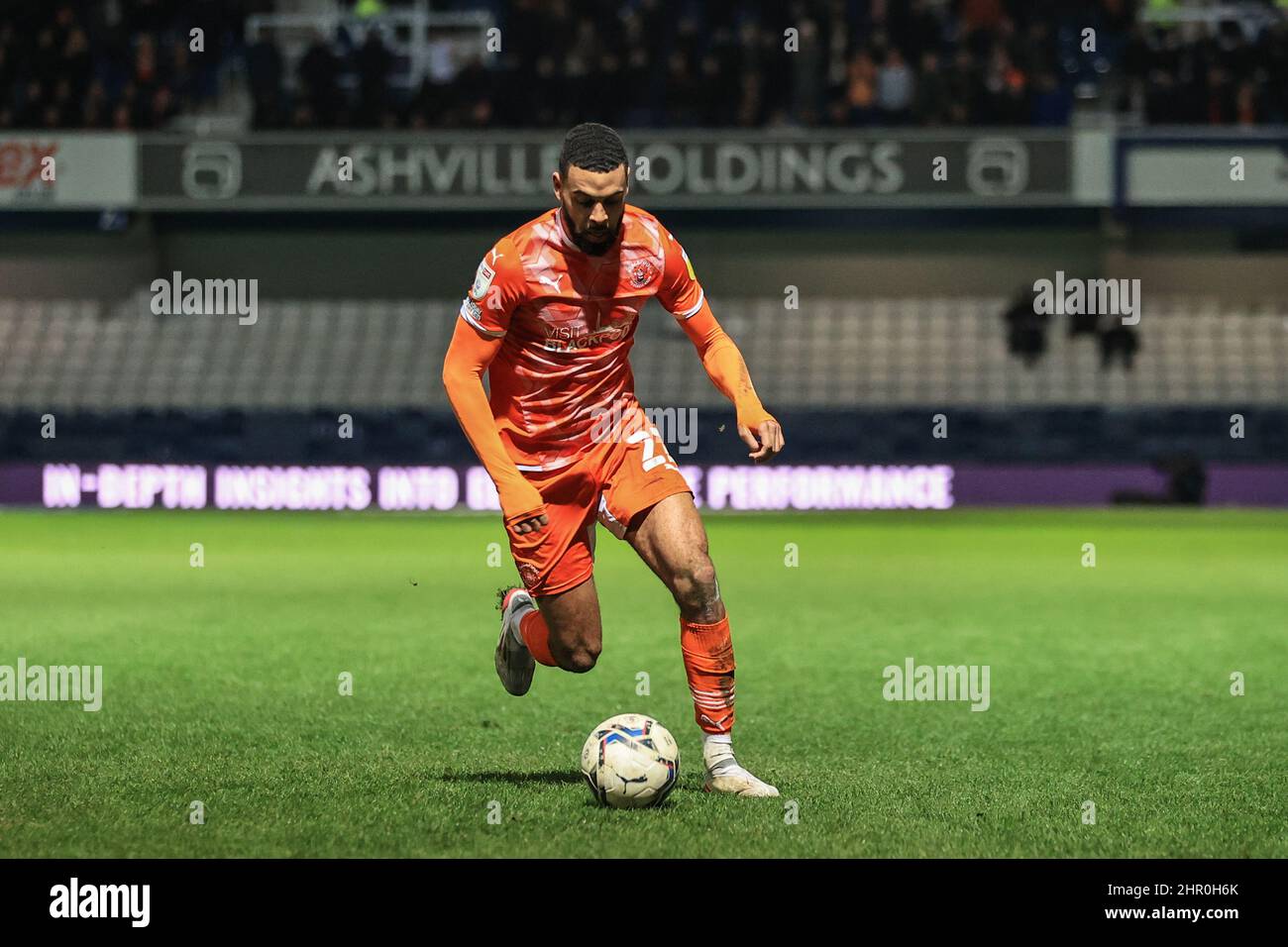 CJ Hamilton #22 of Blackpool in action during the game Stock Photo - Alamy