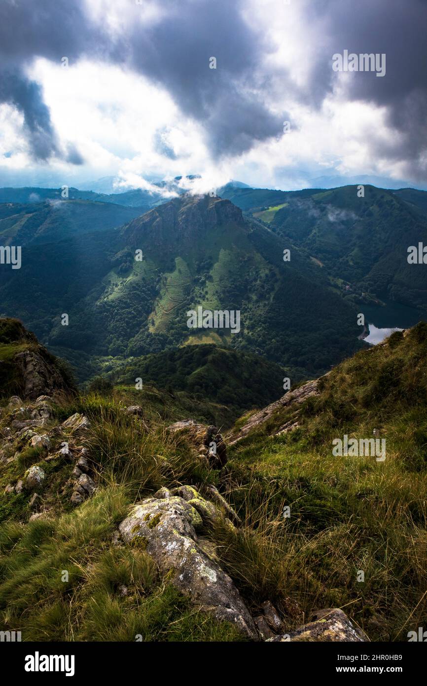 Landscape of Peñas de haya, Basque Country, Spain Stock Photo - Alamy