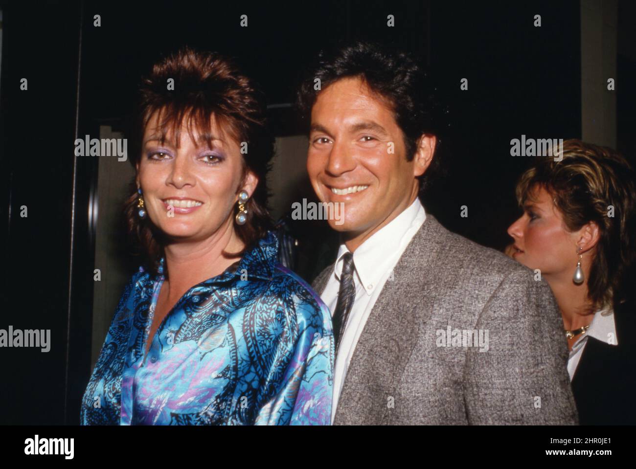 Sarah Douglas and Bruce Savin Circa 1980's. Credit: Ralph Dominguez/MediaPunch Stock Photo - Alamy
