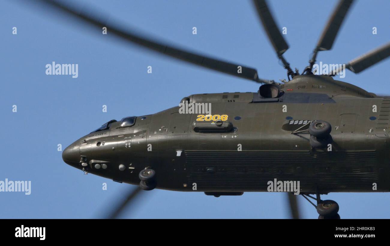 Moscow Russia AUGUST, 26, 2015 Mil Mi-26 Halo Soviet Russian military ...