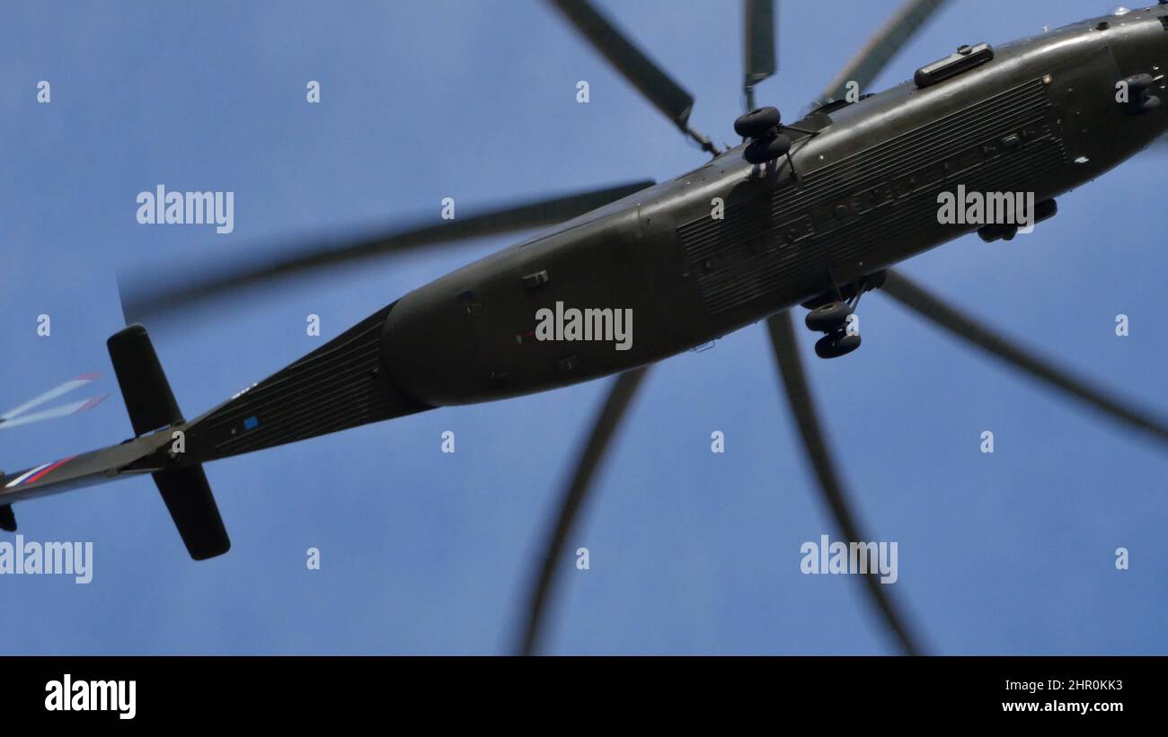Moscow Russia AUGUST, 26, 2015 Mil Mi-26 Halo Soviet Russian military ...