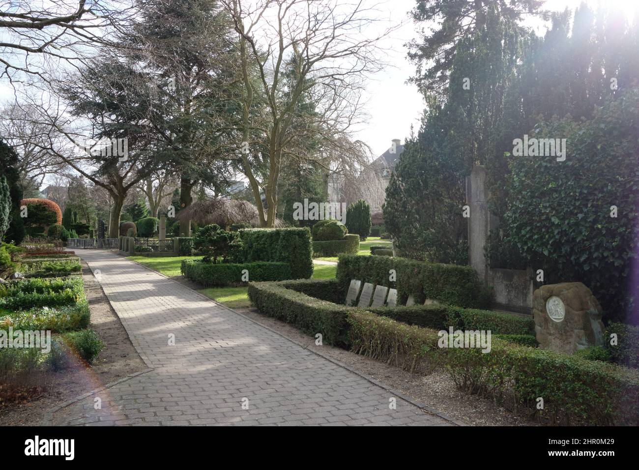 Garnisons kirkegård (Garnison cemetery), located in Copenhagen, Denmark ...