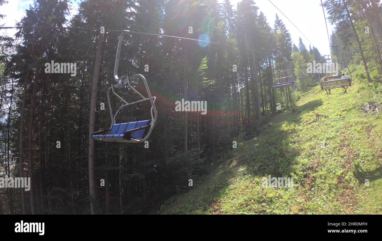 Cable car movement in forest hi-res stock photography and images - Alamy