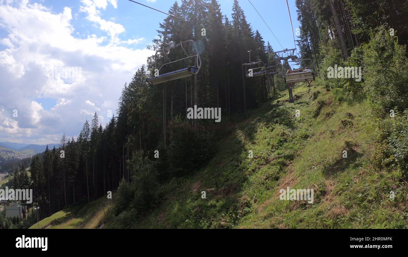 Cable car movement in forest hi-res stock photography and images - Alamy