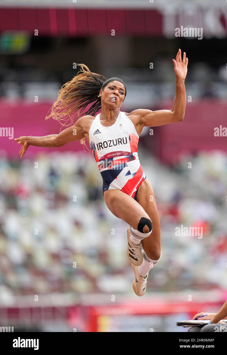 Abigail Irozuru participating in the Tokyo 2020 Olympic Games in the ...