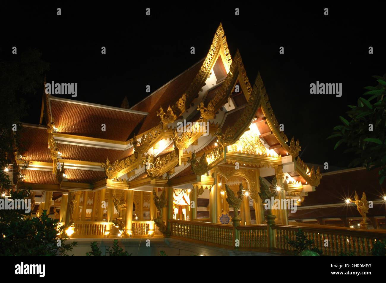 Temple taken in the night Stock Photo - Alamy