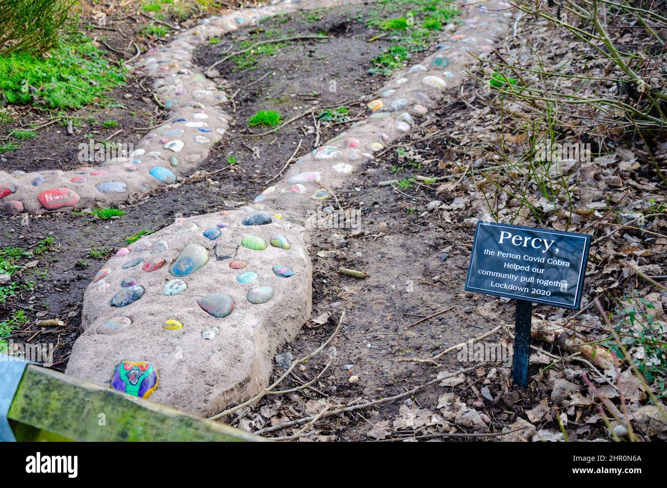 'Percy', a community project at Perton near Wolverhampton is made of ...