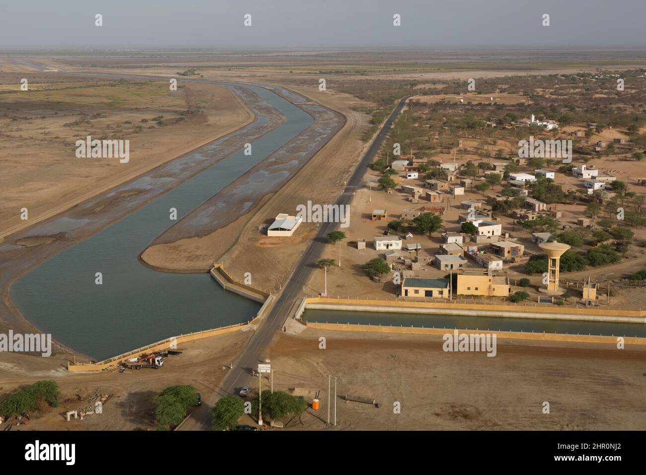 The Diama station is part of new irrigation infrastructure built in the ...