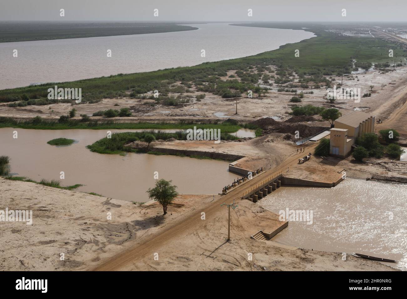 Aerial flood houses africa hi-res stock photography and images - Alamy