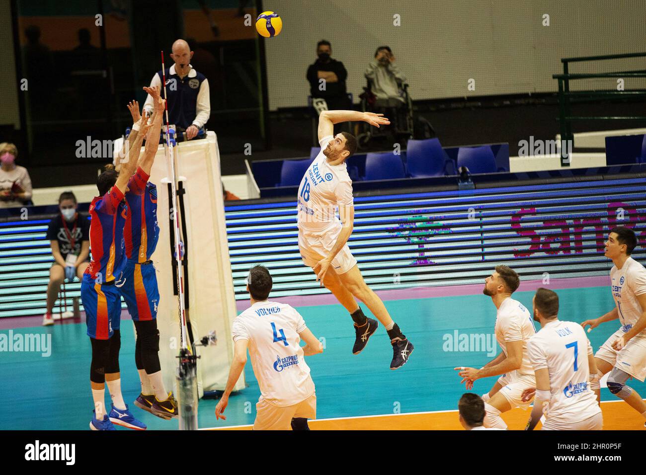 Arena di Monza, Monza, Italy, February 24, 2022, Spike of during ...