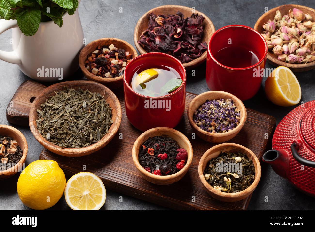 Top view indian tea hi-res stock photography and images - Alamy
