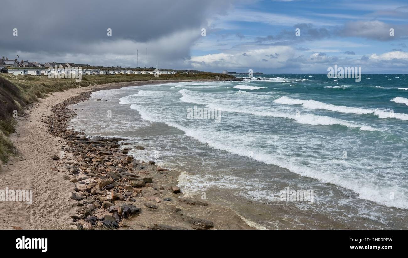 West beach hopeman hi-res stock photography and images - Alamy