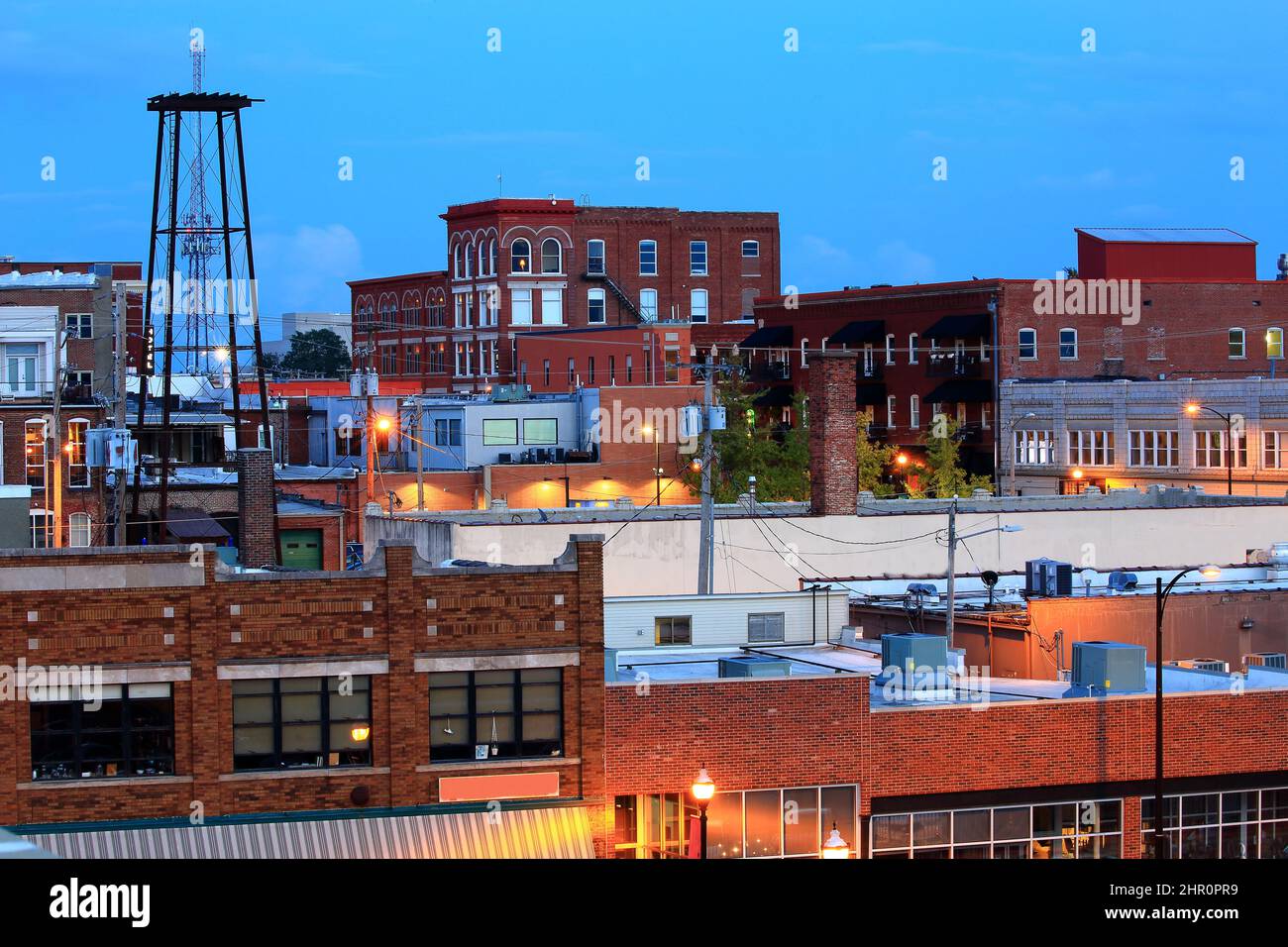 Springfield Missouri skyline Stock Photo - Alamy