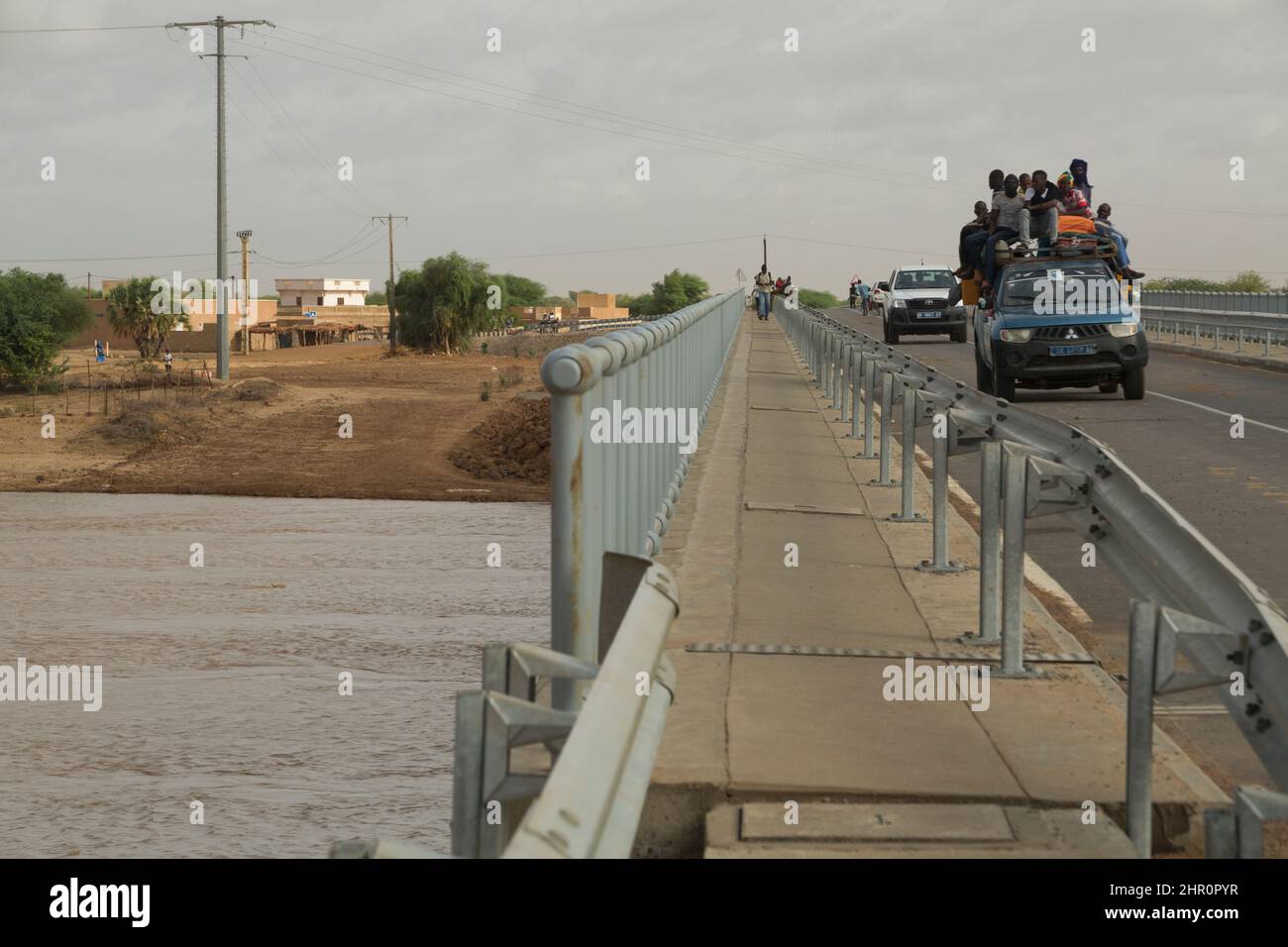 The Ndioum Bridge spans the Doué River and connects the town of Ndioum ...