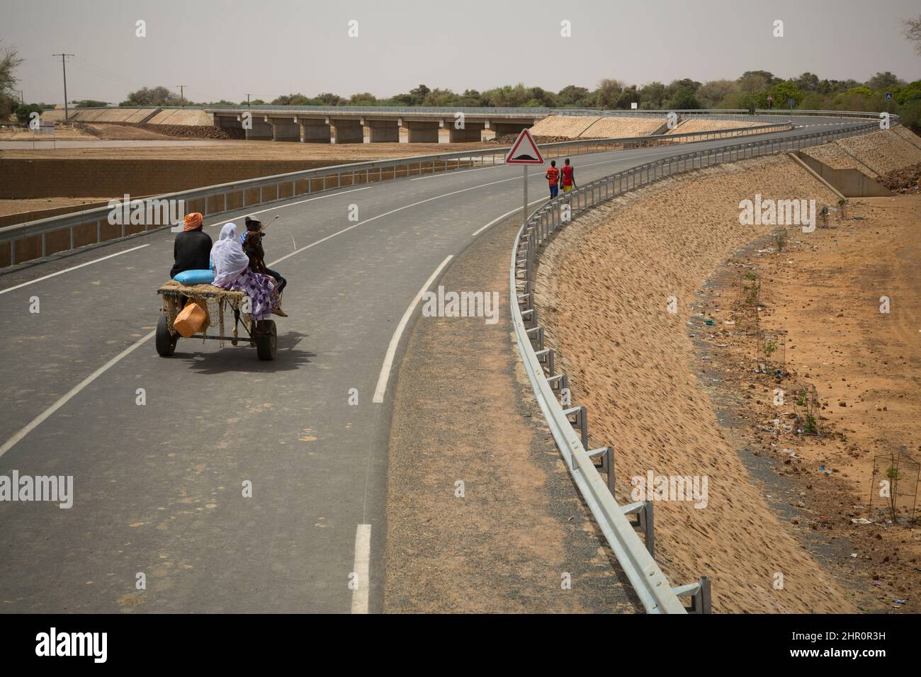 The Ndioum Bridge spans the Doué River and connects the town of Ndioum ...