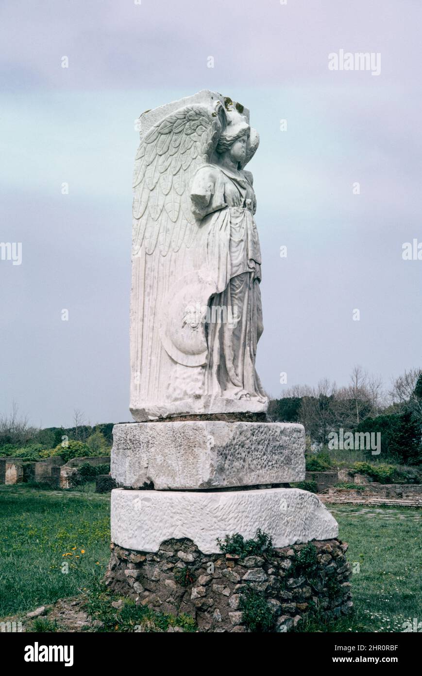 Ostia Antica - large archaeological site in progress, location of the ...