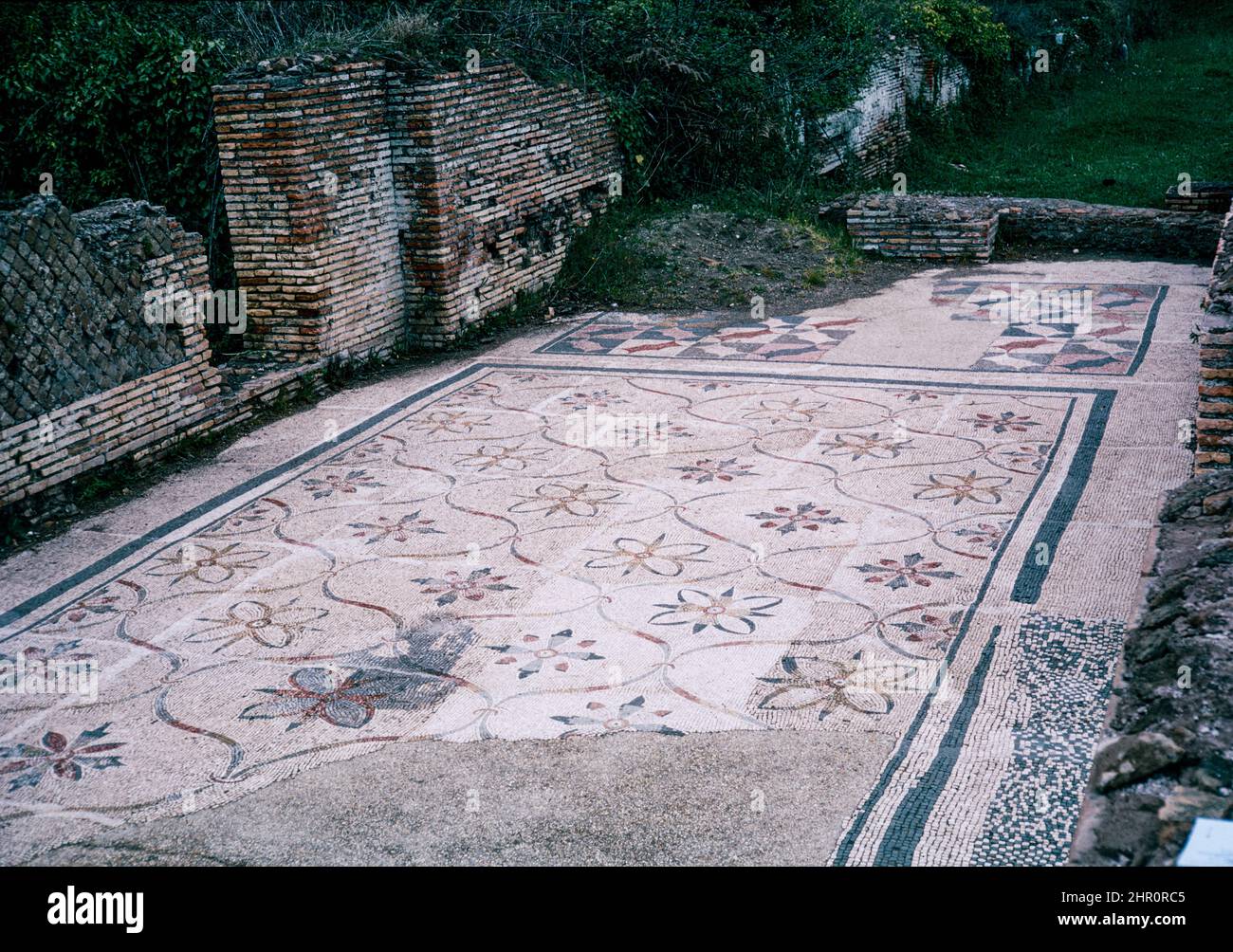 Ostia Antica - large archaeological site in progress, location of the ...