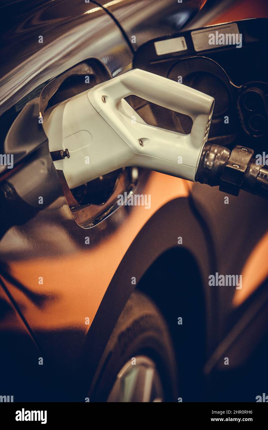 Close up shot of a charging plug for an electric car Stock Photo - Alamy