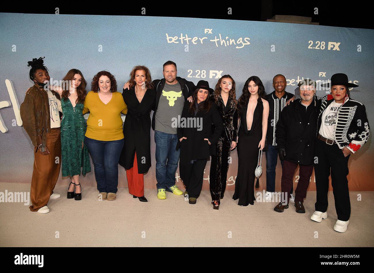 LOS ANGELES - FEBRUARY 23: (L-R) Jeremy K. Williams, Hannah Riley ...