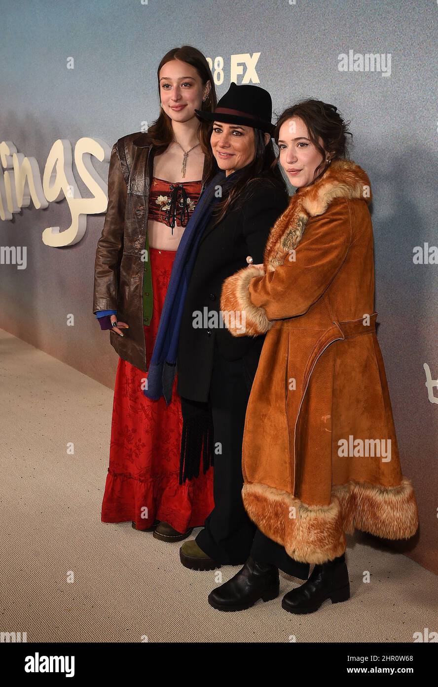 LOS ANGELES - FEBRUARY 23: (L-R) Rocky Valentine Adlon, Pamela Adlon ...