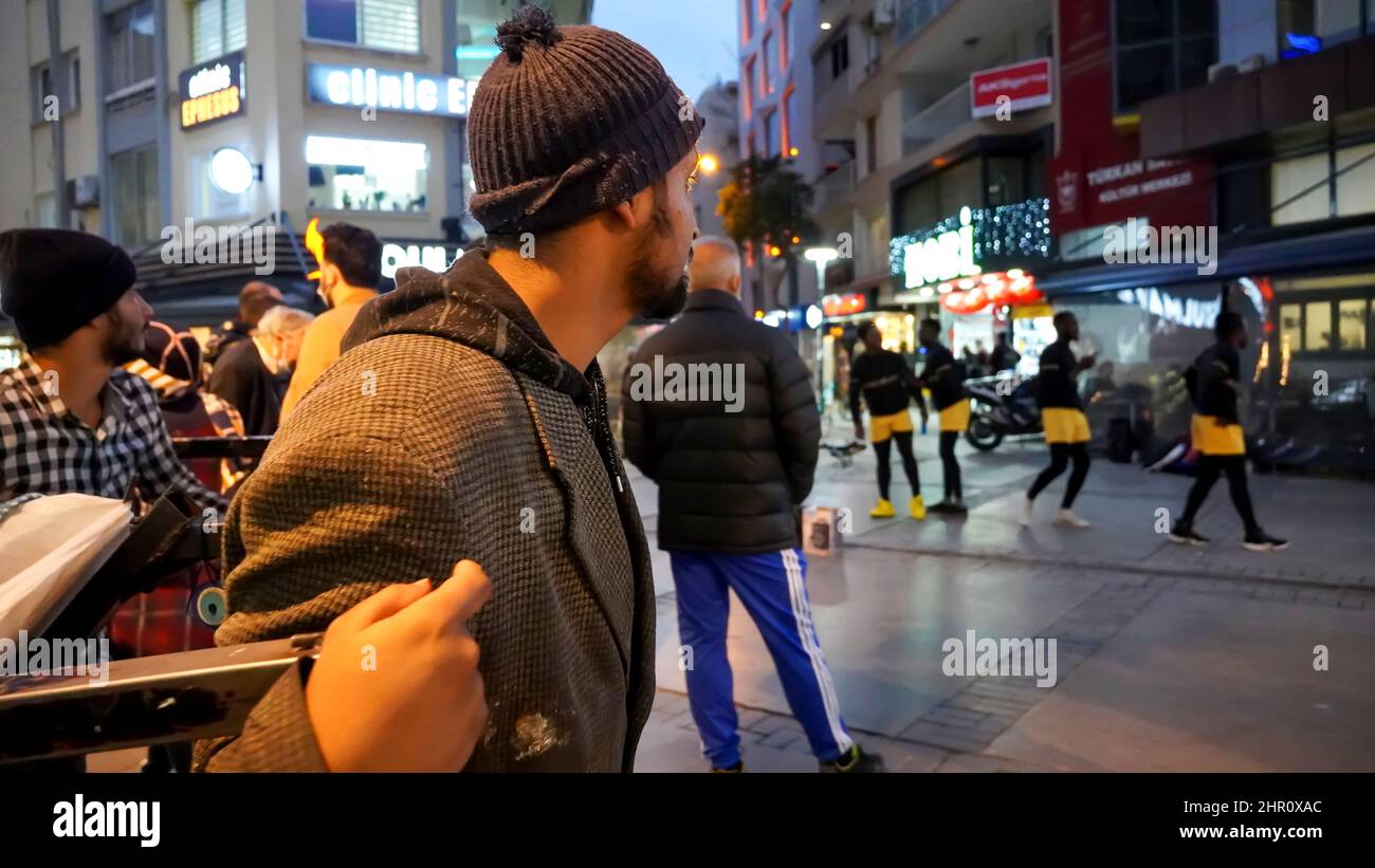 Random man in the crowd hi-res stock photography and images - Alamy