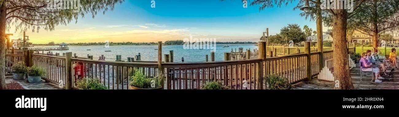 Lake sumter boardwalk panorama hi-res stock photography and images - Alamy