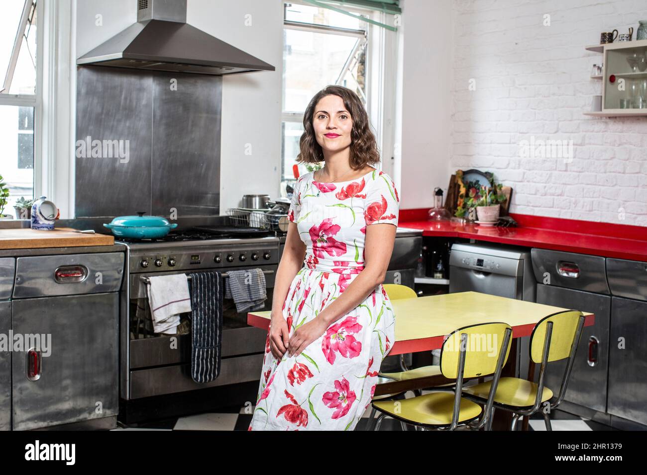 Olia Hercules, Ukrainian chef and author of award-winning cookbook Mamushka living in London, UK ...