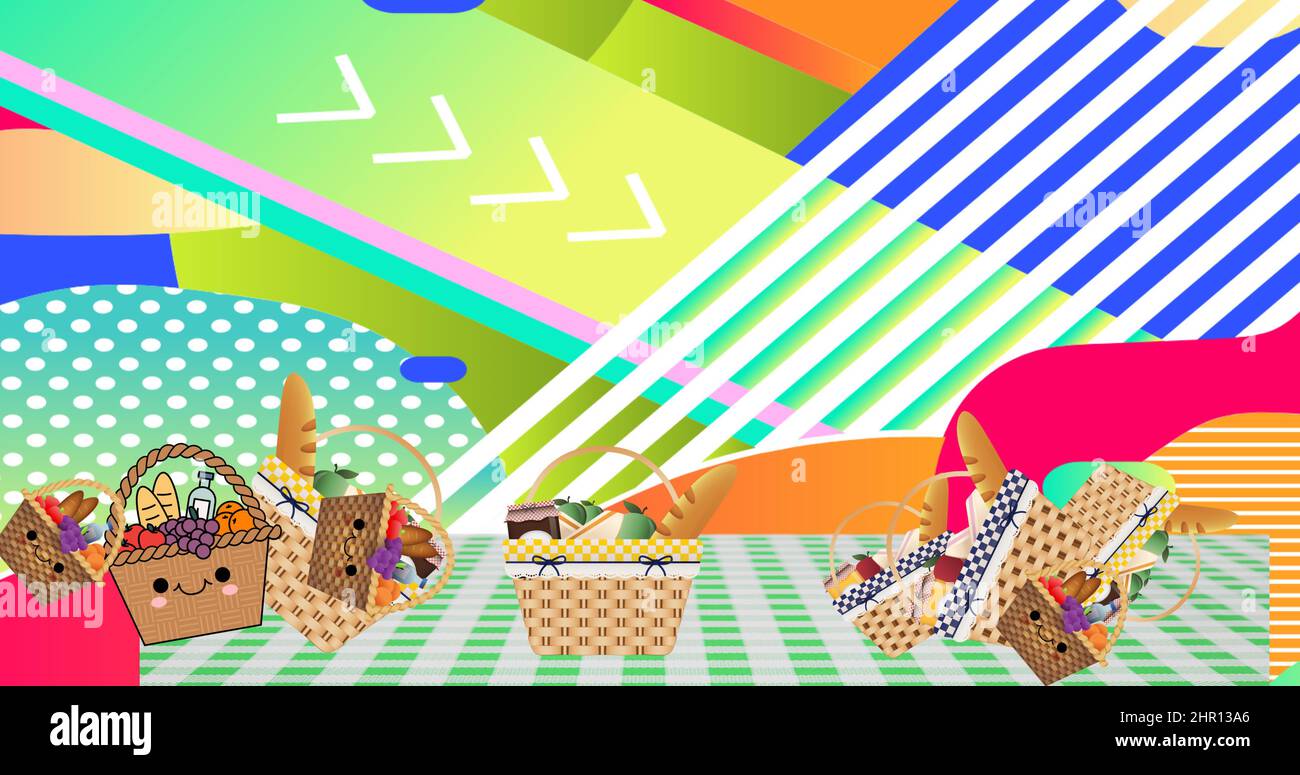 Picnic pattern hi-res stock photography and images - Alamy