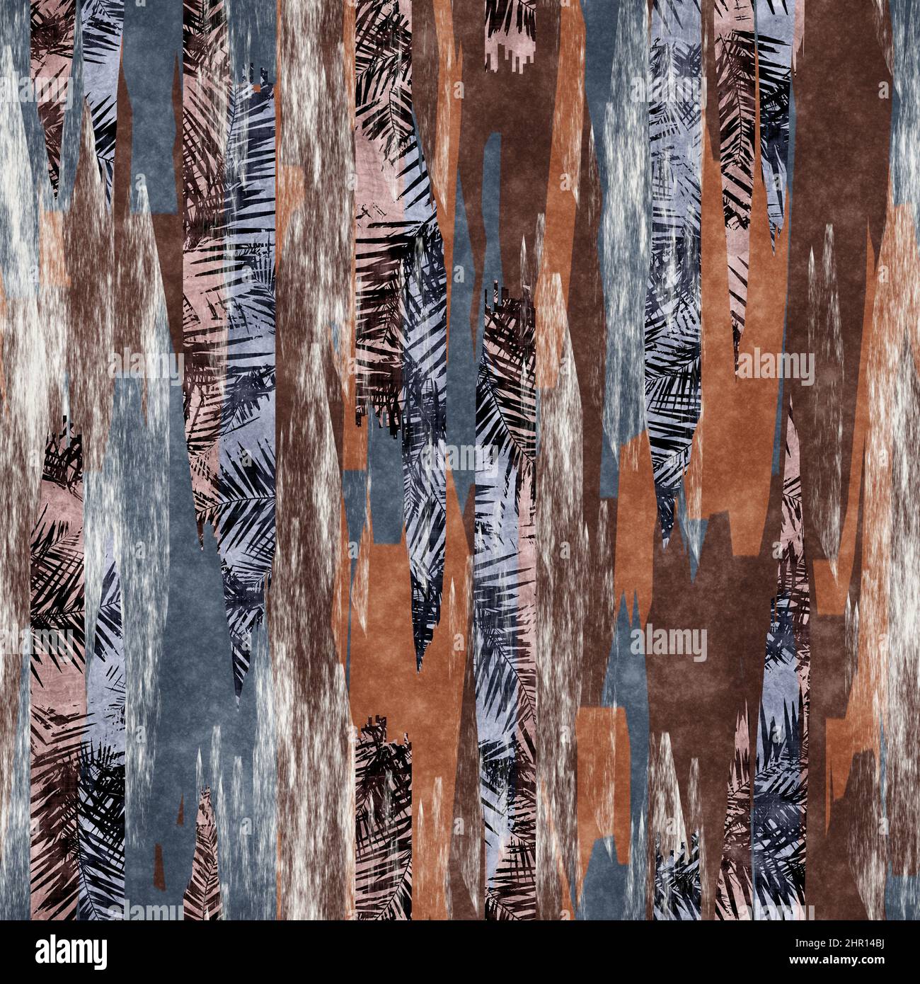 Seamless paper strip collage surface pattern design for print. High ...