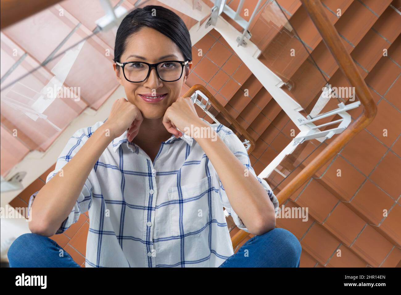 Stair background hi-res stock photography and images - Alamy