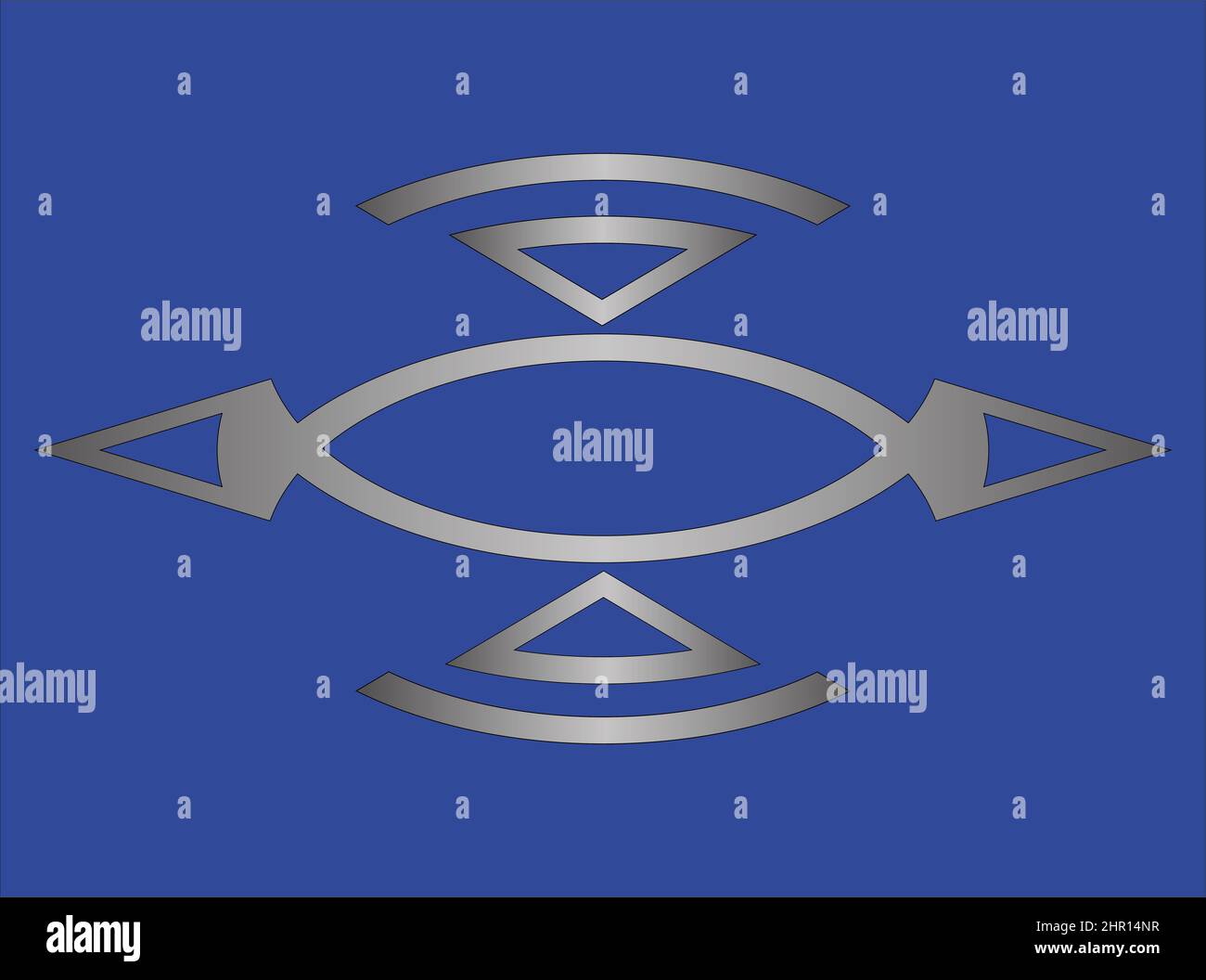 Vector graphics of an irregularly shaped object created by ellipse and ...