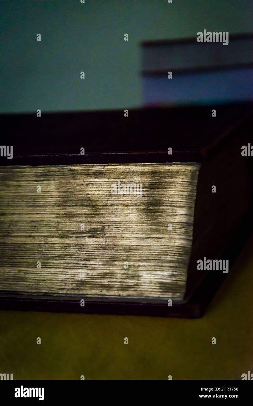 Thick book, probably the Bible Stock Photo - Alamy