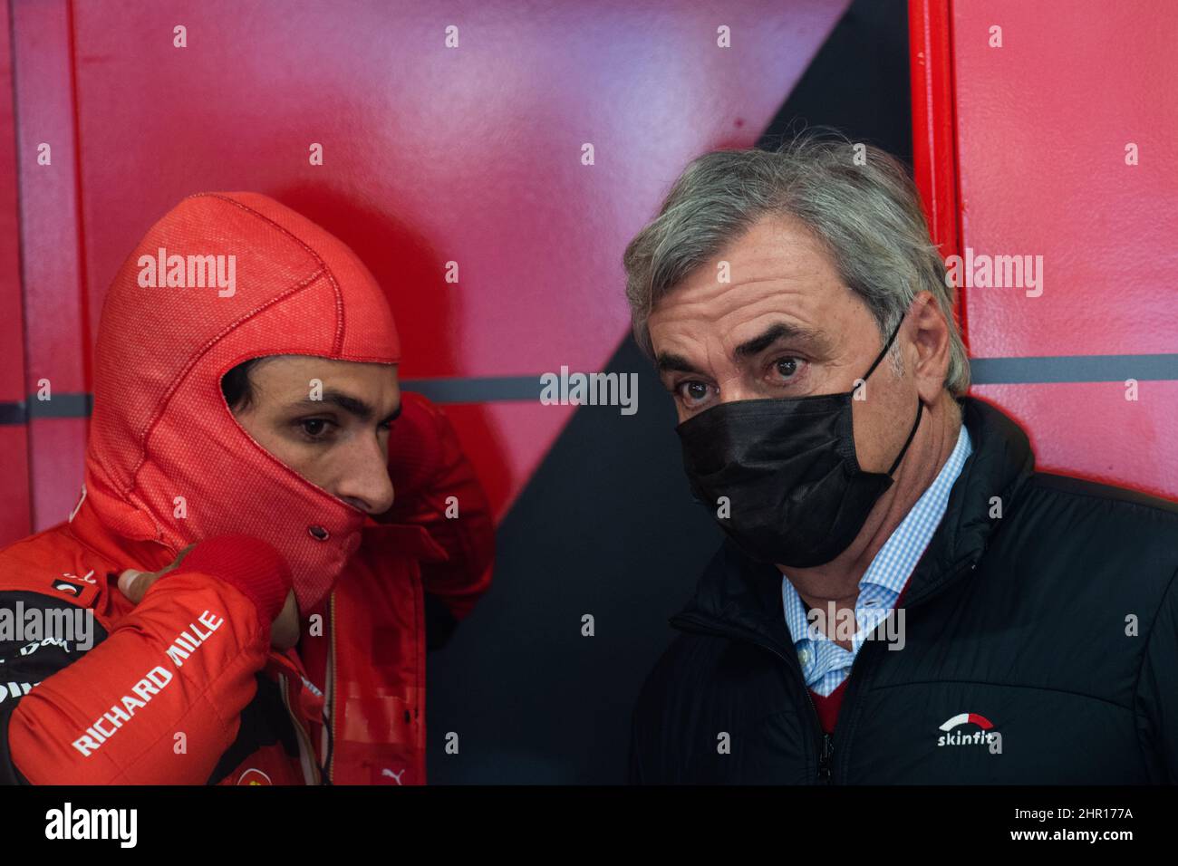Carlos sainz jr with father hi-res stock photography and images - Alamy