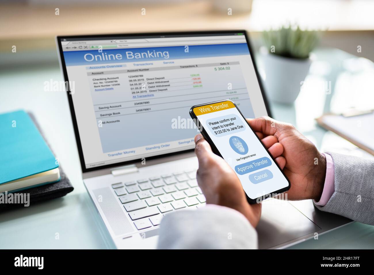 Online Bank Balance Check And Transfer Using Two Factor Authentication ...