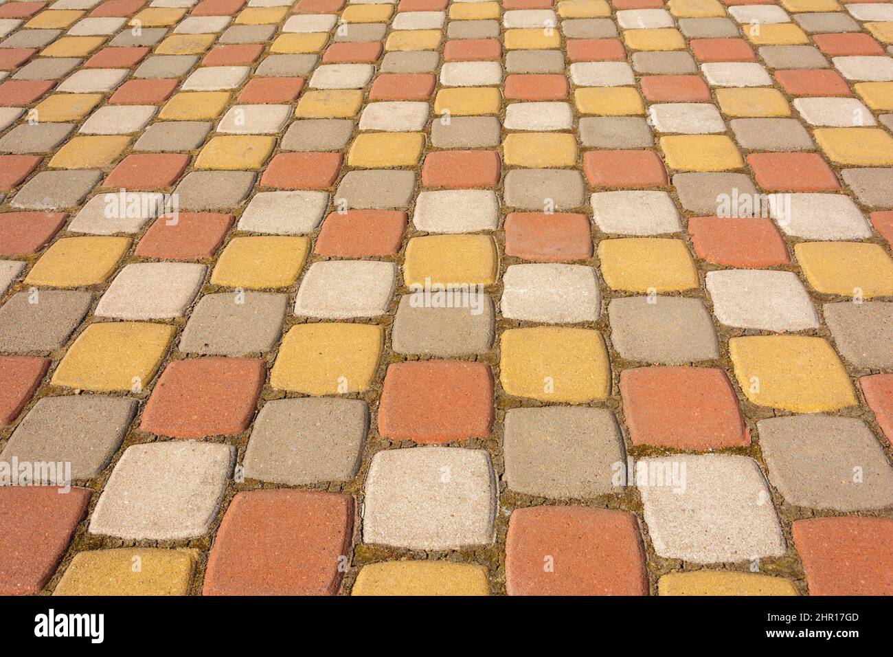 road tile background, abstract background, pavement close-up, paved ...