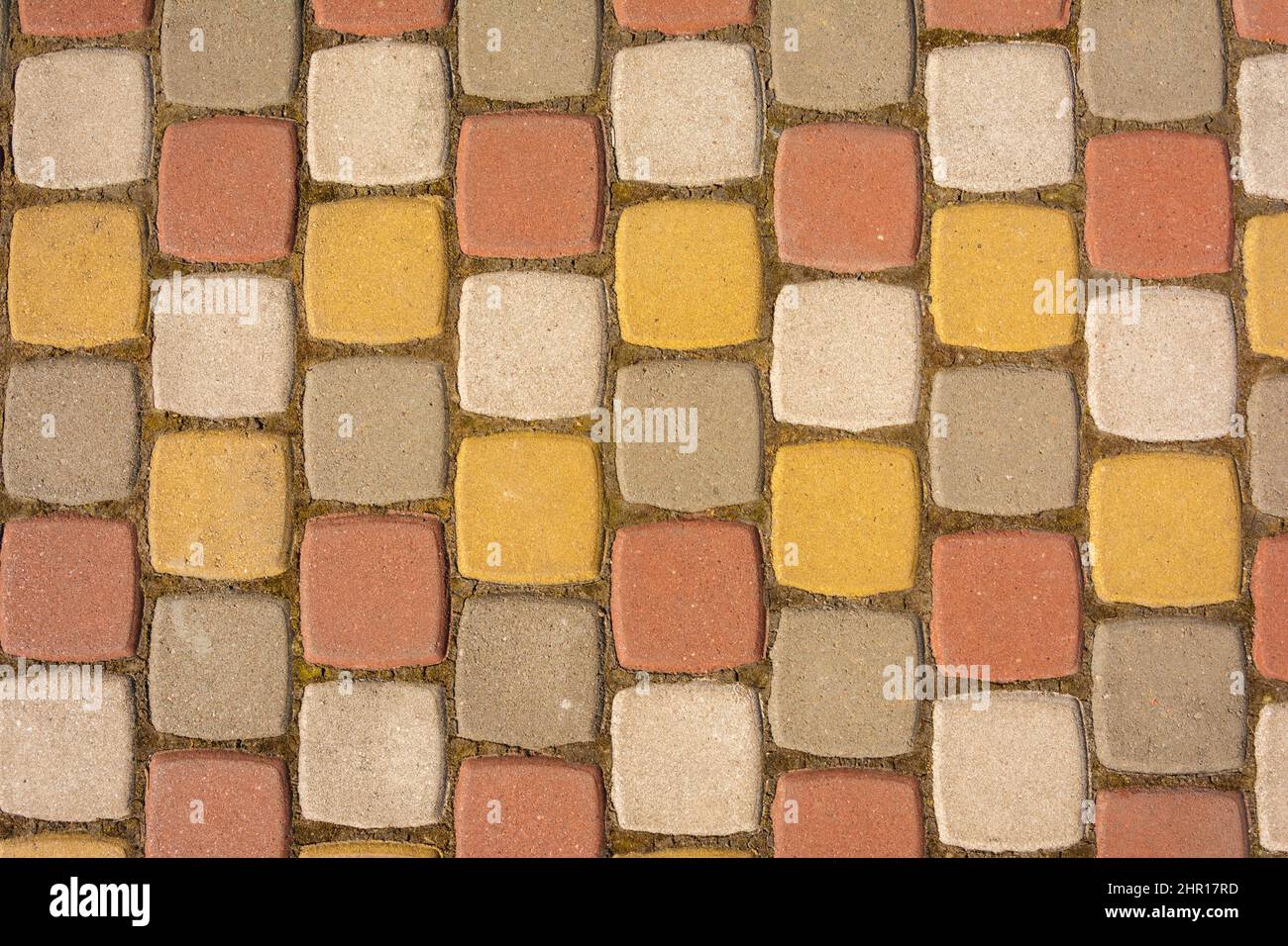 road tile background, abstract background, pavement close-up, paved ...