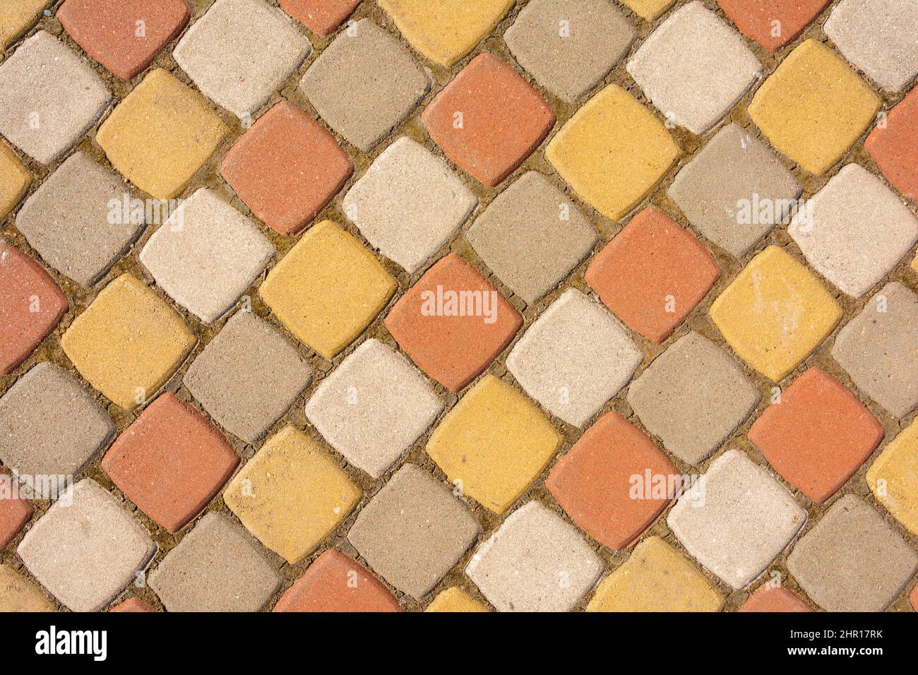 road tile background, abstract background, pavement close-up, paved ...